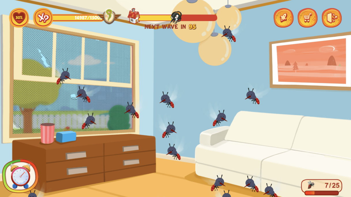 Mosquito Mayhem - Educational Game App Developed by Zco